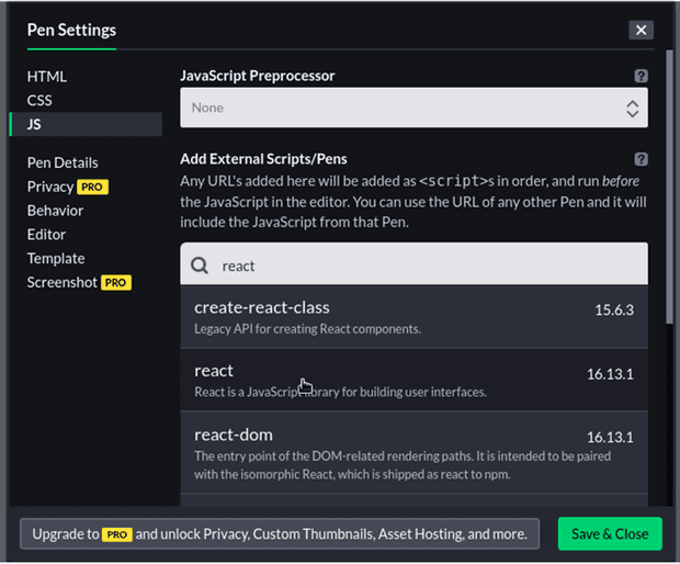 How To Get Started With React On Codepen