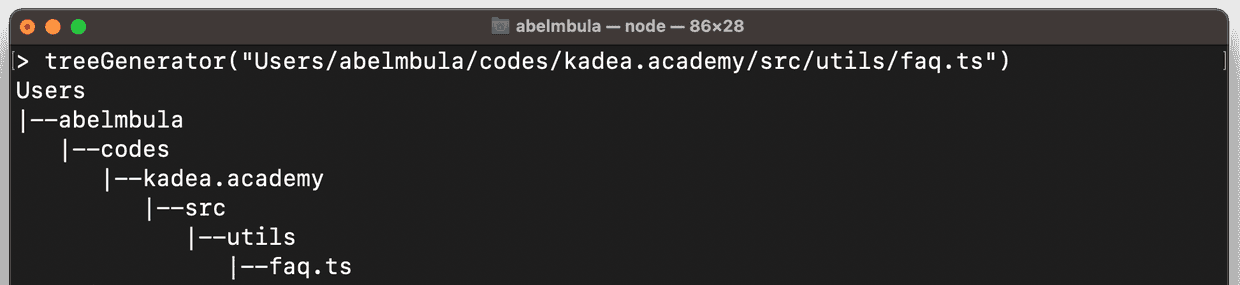Code Your Own Bash Tree Command From Scratch In Javascript Software